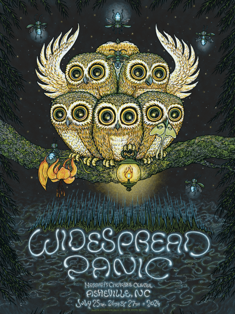 Widespread Panic – Asheville Poster | Marq Spusta